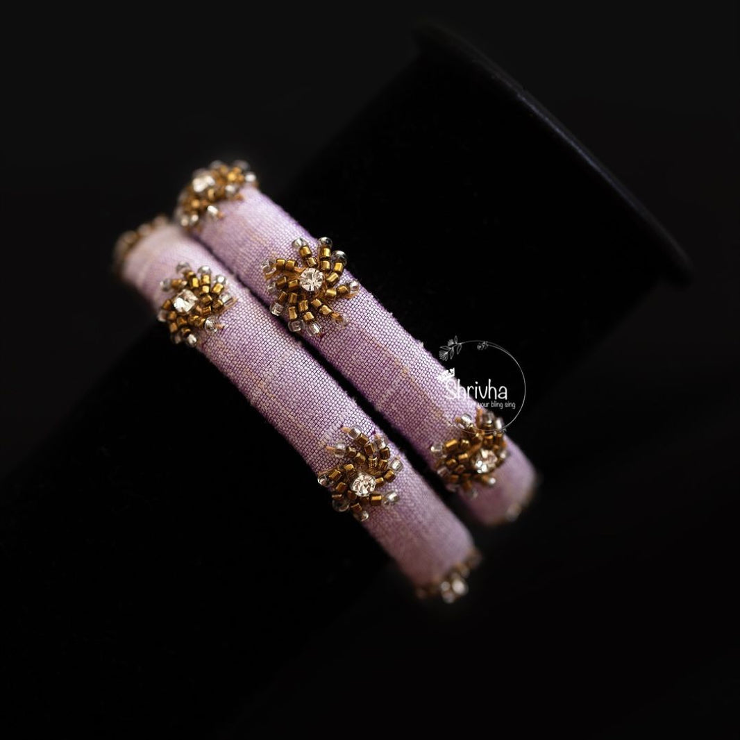 Shop Raw Silk Bangles: Traditional Indian Designs – Shrivha